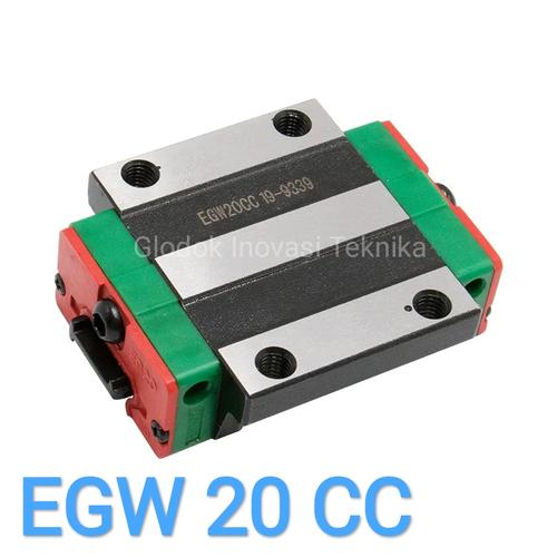 Jual linear guide bearing sliding EGW 20 EGW20 EG20 20mm EGW20CC block only - Kota Depok ...
