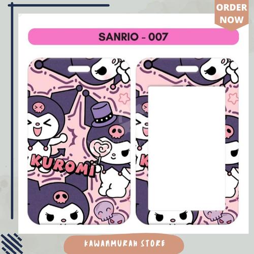 Jual ID Card Holder Cute Sanrio Tanpa Tali / Nametag Hello Kitty ...