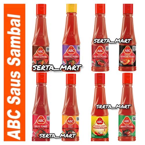 Jual ABC Sambal Asli Botol 135ml / Sambal Bawang / Extra / Extreme ...
