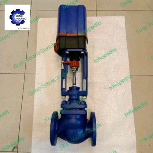 Jual Control Valve Ari PN16 DN40 1 1/2" Inch Stevi Electric Actuated ...