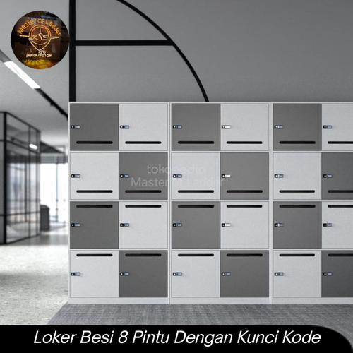 Jual Krisbow Loker Besi Jumbo 8 Pintu Dengan PIN Sandi Loker Karyawan ...