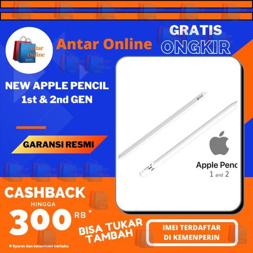 Jual (IBOX) Apple Pencil Gen 1 2 - Garansi Resmi TAM 1 Tahun 1st 2nd ...