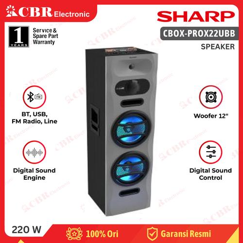 Jual Speaker SHARP CBOX-PROX22UBB - Kota Batam - CBR Elektronik Batam | Tokopedia