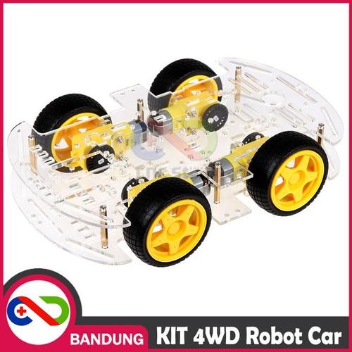 Jual KIT SMART CHASSIS CHASIS 4WD ROBOT CAR FRAME MOBIL ARDUINO ...