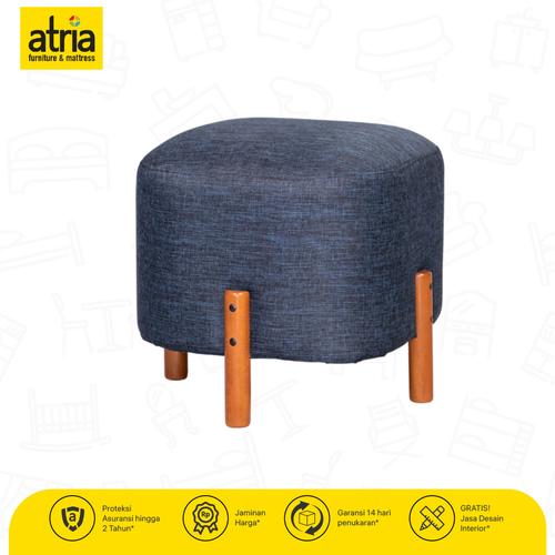 Promo King Square Stool Atria Kursi Kecil Lucu Minimalis - Abu-abu ...