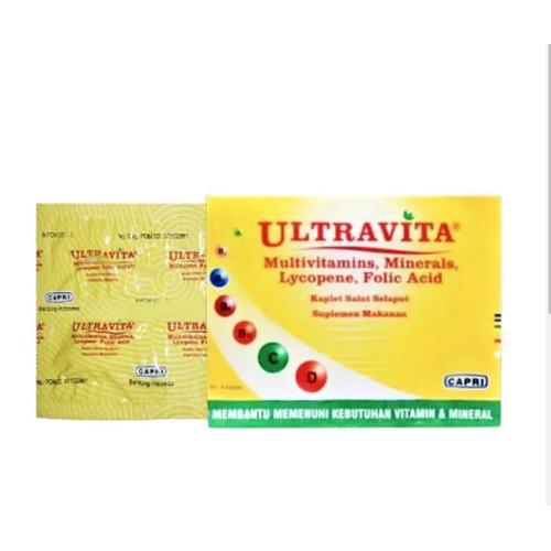 Jual Ultravita Strip 4 Tablet Multivitamin - Kota Pontianak ...