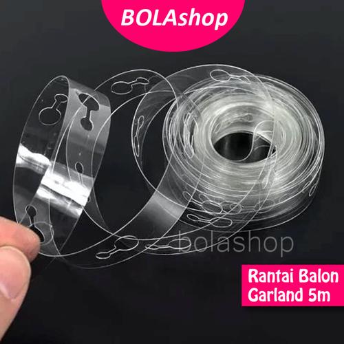 Jual Rantai Balon Klip Balon Dekorasi Panjang 5 Meter - Jakarta Barat ...