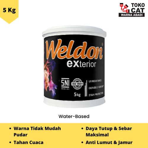 Jual Cat Tembok Eksterior (Exterior) Weldon 5 kg - SNOW WHITE - Kota ...