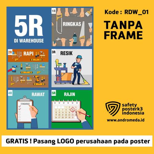 Jual Safety Poster K3 : 5R Di Warehouse_60x80 cm - Kota Bandung ...