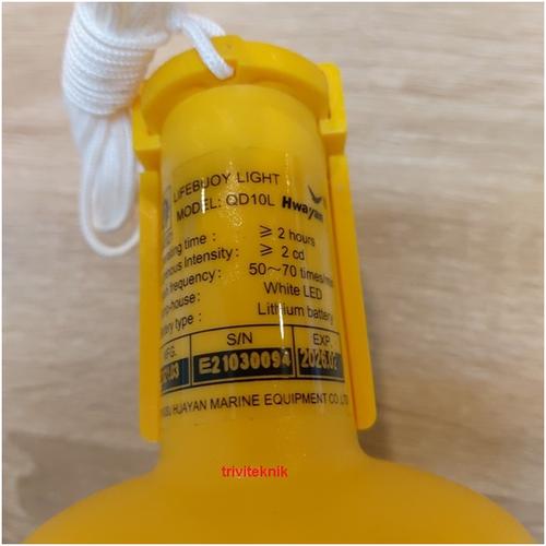 Jual lifebuoy light led hwayan huayan marine QD10L,lampu pelampung ...
