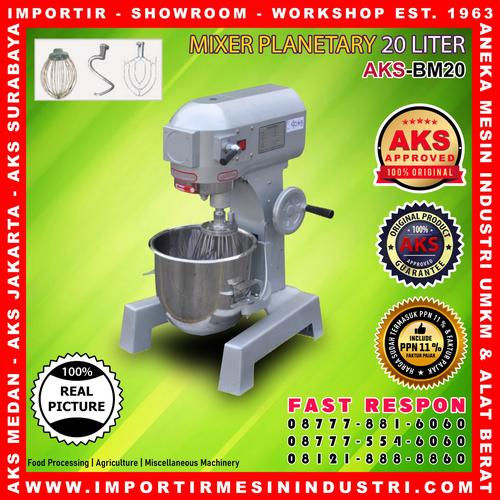 Jual Planetary Dough Mixer Mesin Pengaduk Adonan 20 Liter AKS-BM20 ...