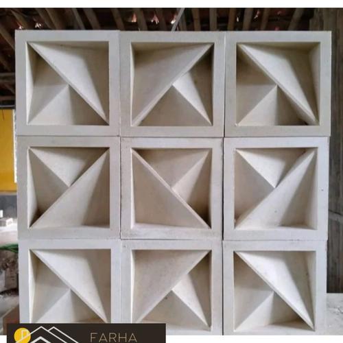 Jual roster beton minimalis, loster beton minimalis motif daun - Kota ...