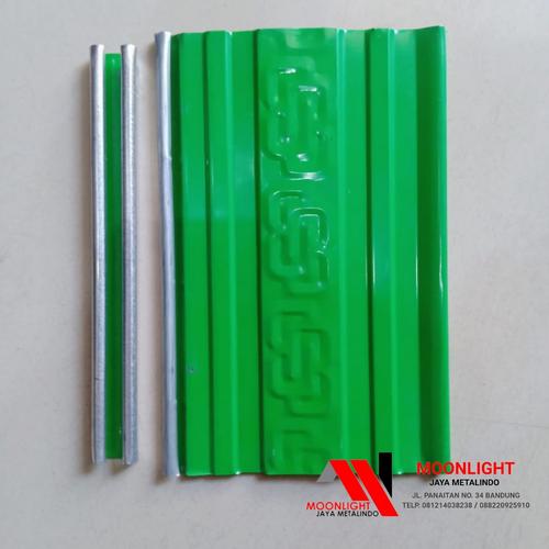 Jual Slat Daun Pintu Folding Gate tebal 0,30; 0,40; 0,50 mm - Hijau ...