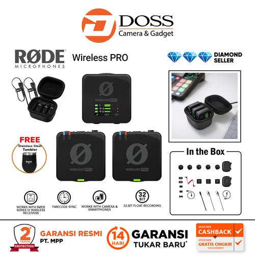 Promo Rode Wireless PRO 2-Person Wireless Microphone Rode Mic PRO Cicil ...