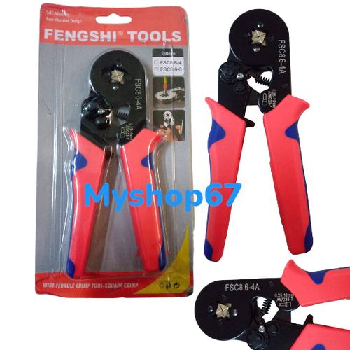 Jual Tang Skun Ferrule Crimping Press Kawat Ferule Tool Kit H- HSC8 6-4 ...