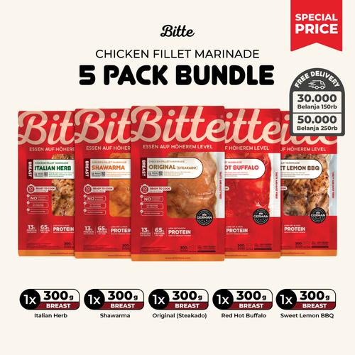 Promo 5 PACK BUNDLE Chicken Fillet Marinade / Ayam Marinasi 300g ...