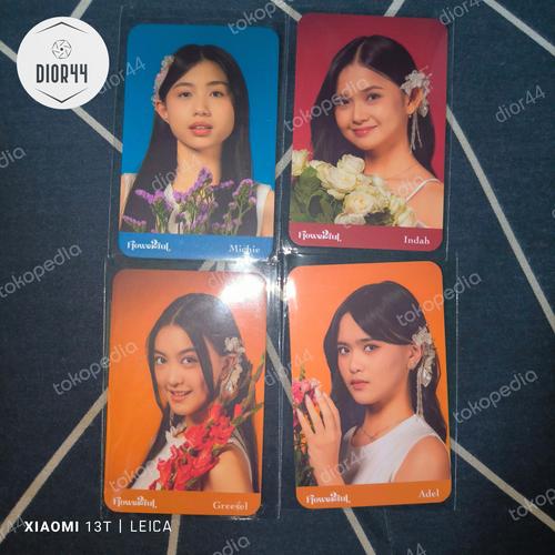 Jual Photocard JKT48 Flowerful Official Michie | Indah| Greesel | Adel | - Indah - Jakarta Timur ...