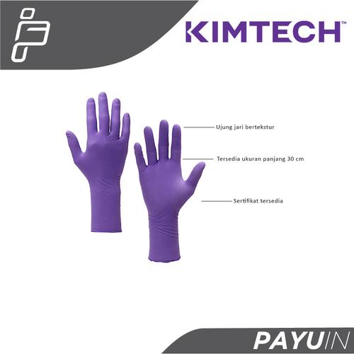 Jual Sarung Tangan Laboratorium Kimia Kimtech Science Purple Nitrile ...