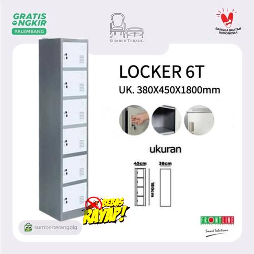 Jual Locker 6 pintu Filling Cabinet Lemari Arsip Besi Frontline Loker ...