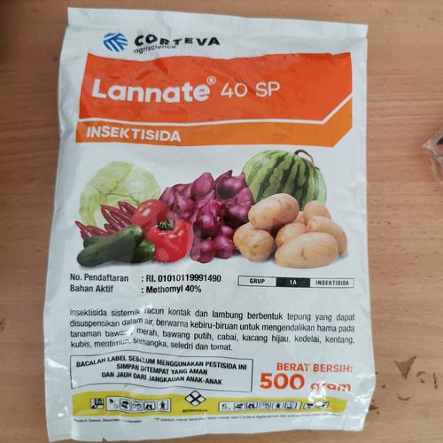 Jual Lannate 40 SP 500 Gr Insektisida racun kontak dan sistemik - Kota ...