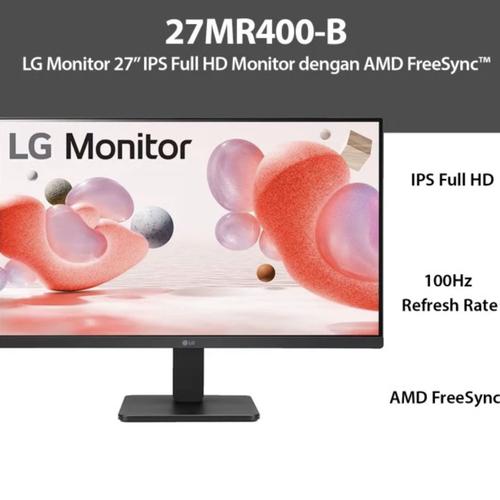 Jual Monitor LG 27MR400 B IPS 3 Side Borderless Full HD 100hz - Jakarta ...