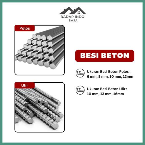 Jual besi beton ulir 10mm sni - Kota Depok - Radar Indo Baja | Tokopedia