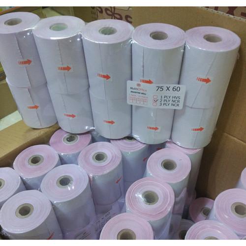 Jual Kertas struk kasir / Kertas Roll Register / Kertas roll 75 x 60 2 ...