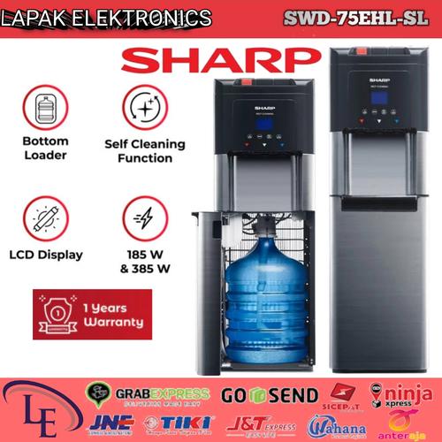 Jual Dispenser Galon Bawah SHARP SWD 75EHL SL WATER DISPENSER GALON ...