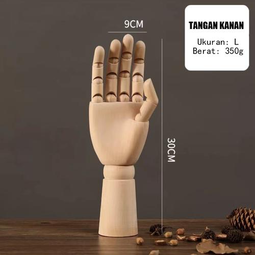 Jual Manekin Kayu Manekin Tangan Pajangan Action Figure Hiasan Meja ...