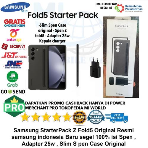 Jual Samsung Starter Pack Galaxy Z fold5 Original S pen Case Z fold 5 ...