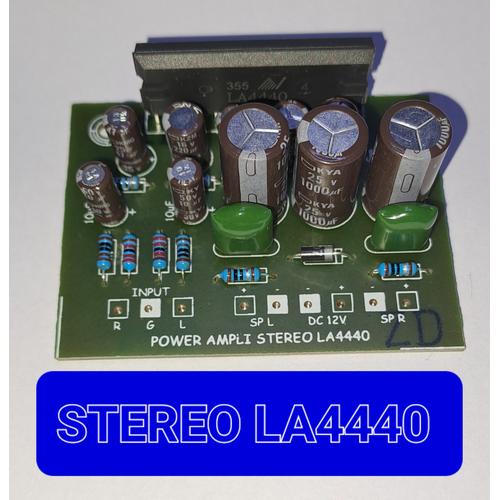 Jual KIT POWER AMPLI MINI STEREO LA4440 DC12V - Jakarta Barat - JN ...