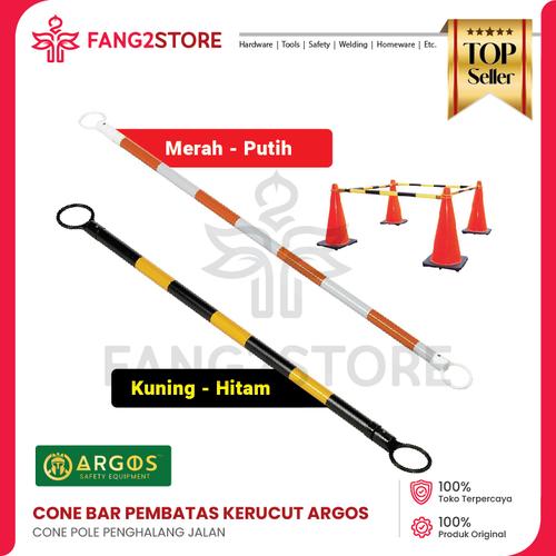 Jual Cone Bar Safety Penghalang Jalan 1 - 2 Meter / Pole Pembatas Argos ...