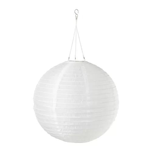 Jual Lampu Gantung Bulat Type Lampion LED Tenaga Surya Outdoor 45cm ...
