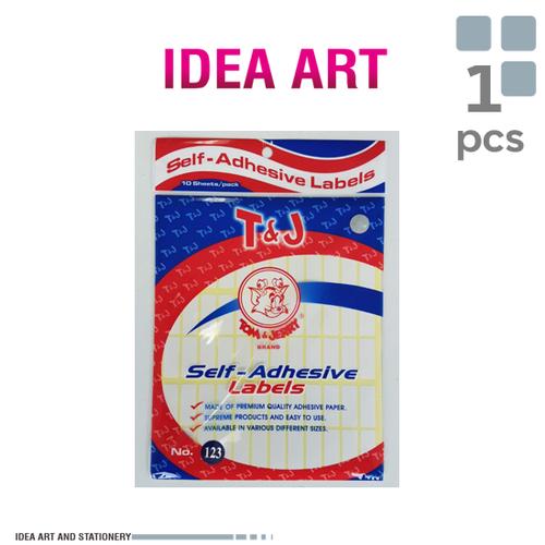 Jual T&J Labels Stiker Putih No. 123 / pack - Kab. Tangerang - idea ...
