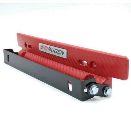 Jual Dudukan Plat Nomor Mobil JDM MERAH Carbon 3D Tatakan Racing ...