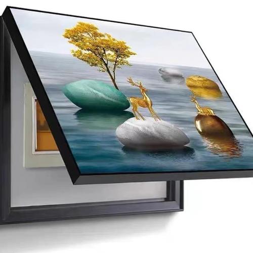 Jual Lukisan Dinding Diamond Painting 5 D Penutup MCB Gambar Rusa ...