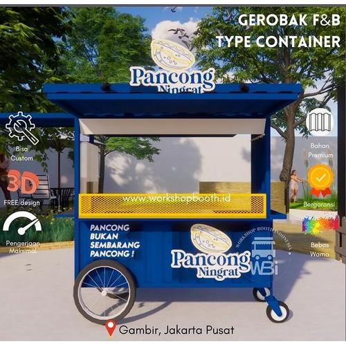 Jual Gerobak Container Custom - Kota Tangerang Selatan - SNA CORP ...