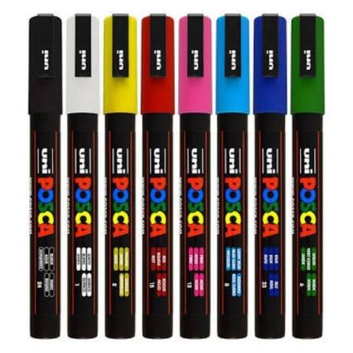 Jual ! UNI POSCA PAINT MARKER PC-3M SET 8 WARNA - - Tanpa kemasan ...