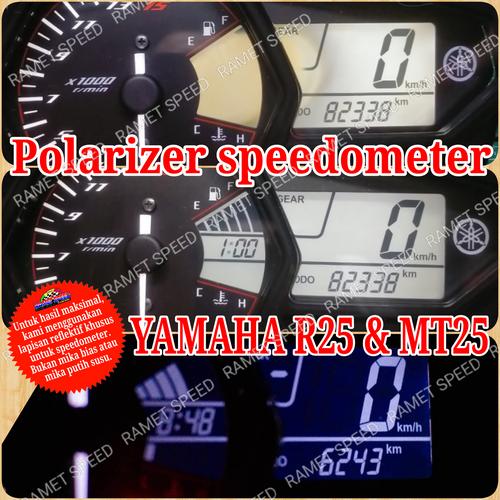 Jual Polarizer speedometer Yamaha R25 dan MT25 polaris speedometer r25 mt25 - Standar Bawah ...