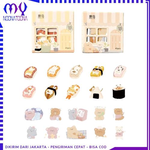 Promo Stiker DIY Karakter Lucu Sticker Tempel Hiasan Buku Jurnal Isi 45 ...