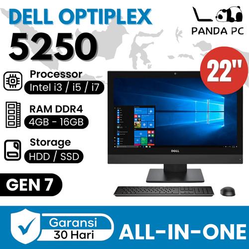 Jual AIO Dell OptiPlex 5250 i5 / i7 Gen 7th PC ALL IN ONE DELL 22inc ...