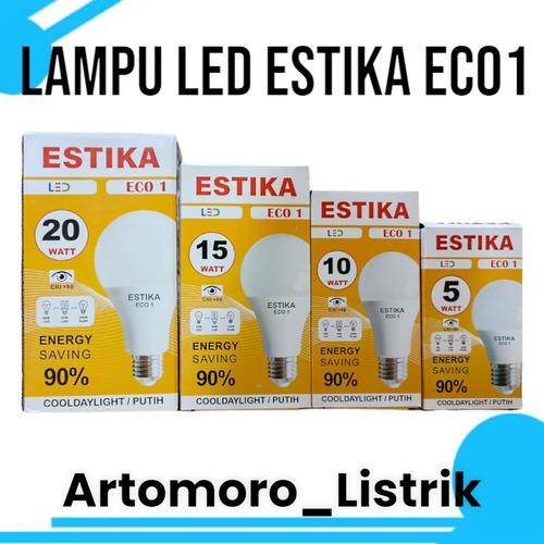 Jual LAMPU LED ESTIKA ECO1/ LAMPU LED ESTIKA ECO1/ LED 5W,10W,15W,20W ...