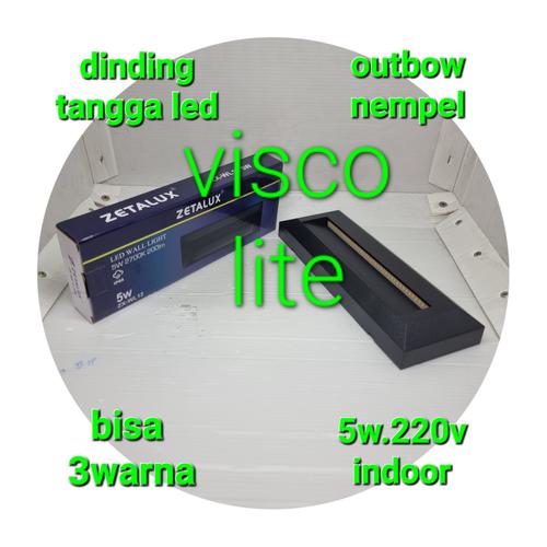 Jual dinding tangga outbow zetalux 5w 5watt 3warna - wall step light 5w 220 - body putih 5w ...