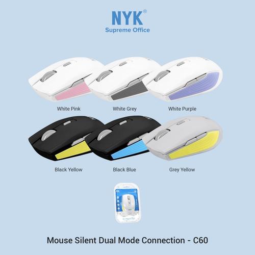 Jual Mouse NYK Supreme C60 Silent Dual Mode Connection Bluetooth ...