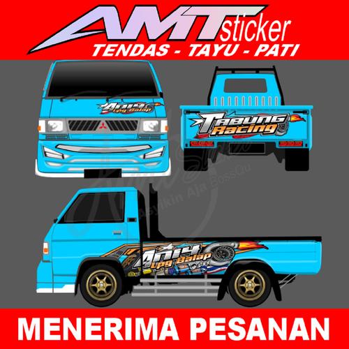Jual Stiker Decal + Full Body Pick Up L300 + Desain Racing Bisa Custom ...