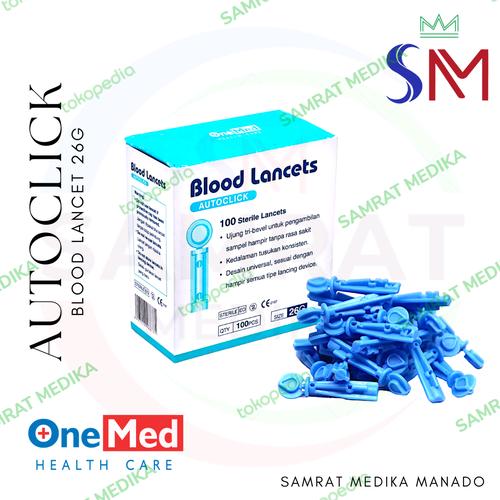 Jual Blood Lancet 100's ONEMED - 28G - Kota Manado - SAMRAT MEDIKA ...