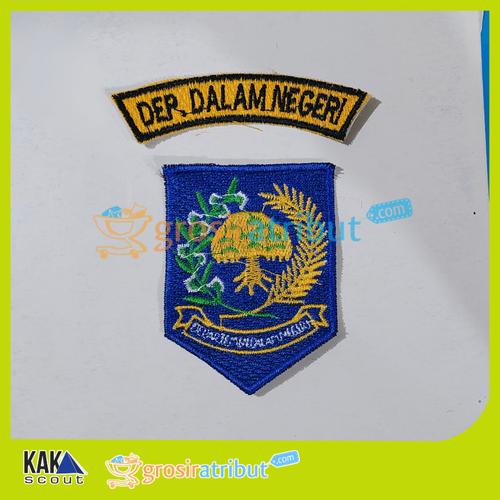 Jual Logo Departemen Dalam Negeri Bordir | Badge Depdagri Bordir ...