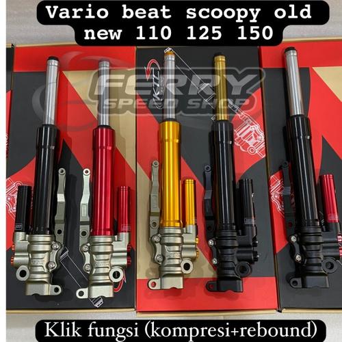 Jual Shock Depan Ktc Matrix Vario 150 & 125 Beat Scopy Genio Vario 110 ...