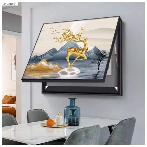 Jual Lukisan Dinding Diamond Painting 5 D Penutup MCB Gambar Rusa ...
