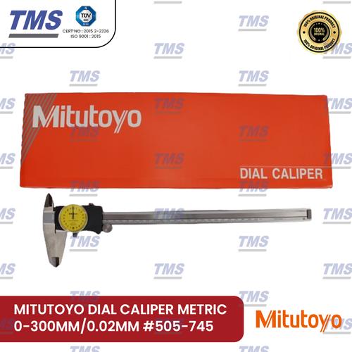 Jual Jangka Sorong Dial Caliper Mitutoyo 0 - 300 MM / 0,02 MM #505-745 - Jakarta Pusat ...